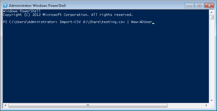 Active Directory User Management using Windows PowerShell
