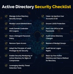 Active Directory Security Best Practices and Checklist