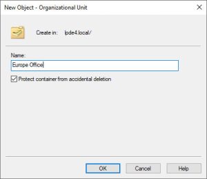 What is an Organizational Unit (OU) in Active Directory?