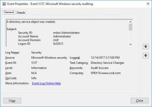 How to Audit Organizational Units (OUs) Changes in Active Directory