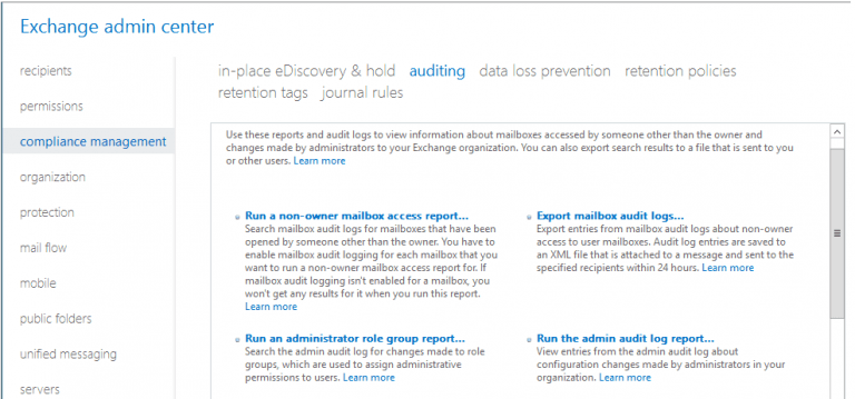 How to Track Exchange Server Shared Mailboxes Access using EAC