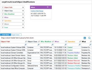 Identify Suspicious Insider Activity using Active Directory
