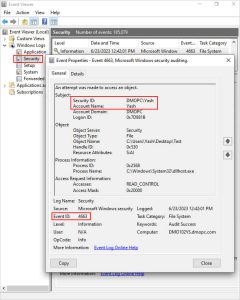 How to Find Out Who Changed the File and Folder Permissions