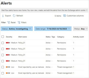 How to Set Up Alerts in Exchange Online
