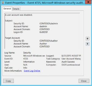 How to Check Who Disabled a User Account in Active Directory