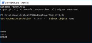 PowerShell to List Domain Controllers in Active Directory