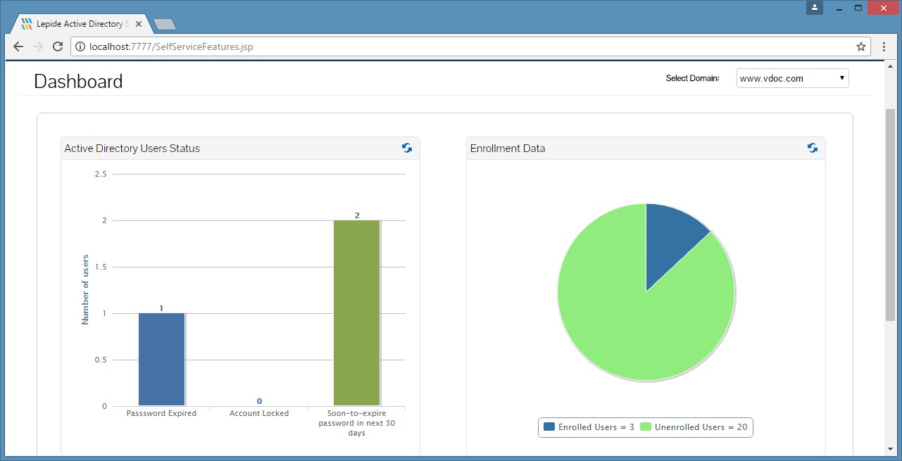 View Screenshots of Active Directory Self Service Tool View Screenshots of Active Directory Self Service Tool