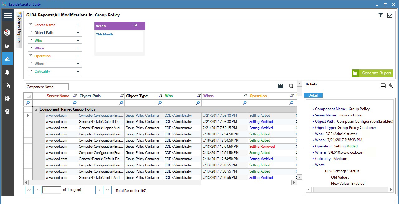 Meet GLBA Compliance with LepideAuditor Meet GLBA Compliance with LepideAuditor