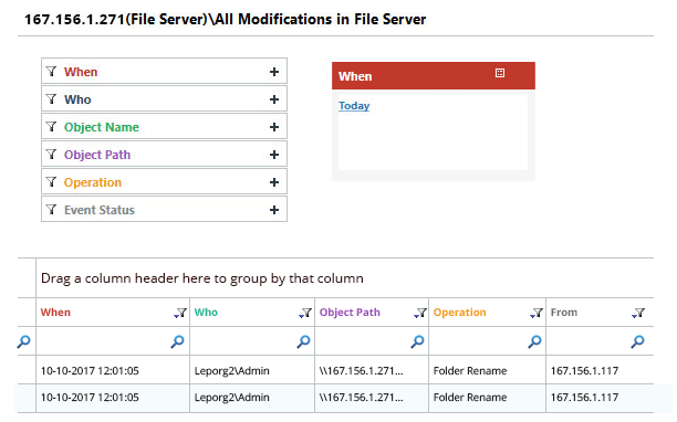 NetApp Filer Change Auditing & Reporting with LepideAuditor for File Server