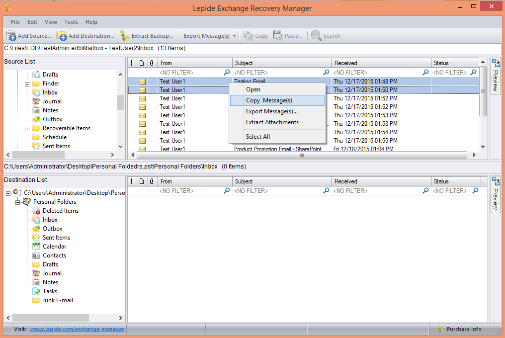 EDB to PST Converter to Convert Offline and Corrupted EDBs to PSTs