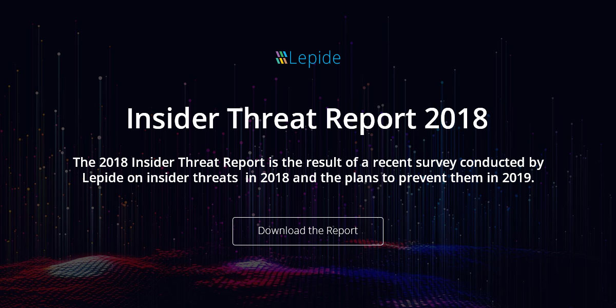 Insider Threat Report 2018 By Lepide