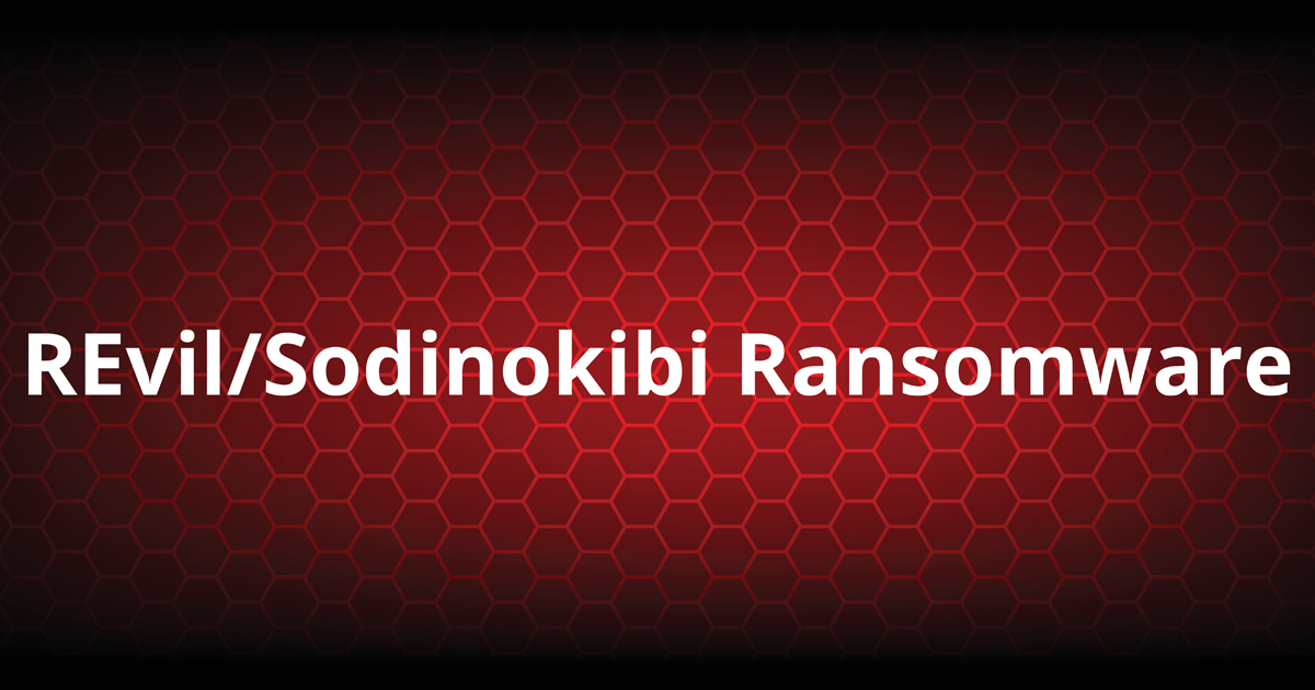What is REvil/Sodinokibi Ransomware